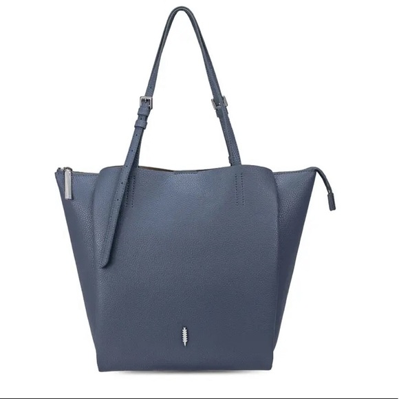Thacker | Bags | Nwt Thackeranya Tote Bag In A Blueslate Gray Color ...